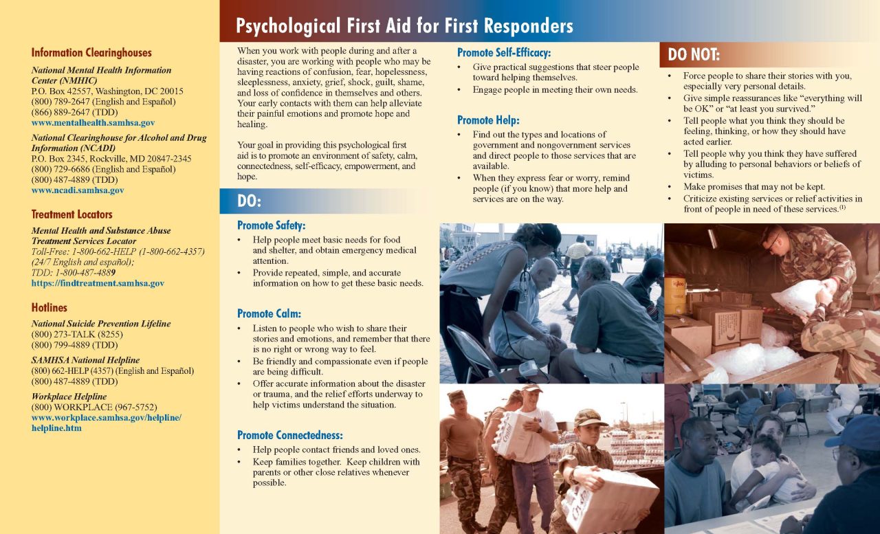 Psychological First Aid | UCI Counseling Center